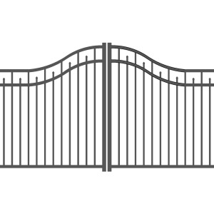 Swoop Top Driveway Gate - Meridian Fence Supply, Inc.